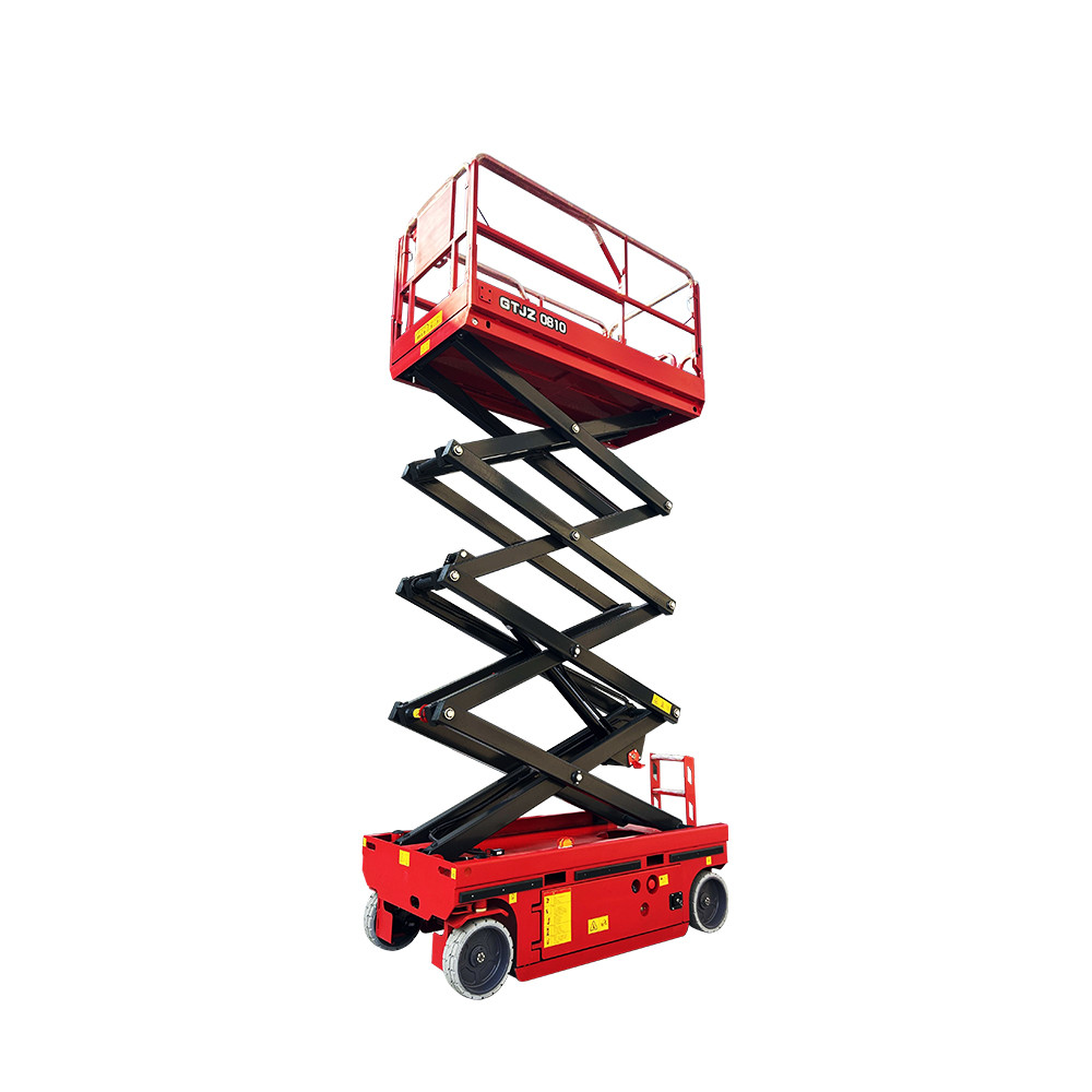 Jual 8M Self-Propelled Scissor Lift Aerial Work Platform 450KG Lift ...