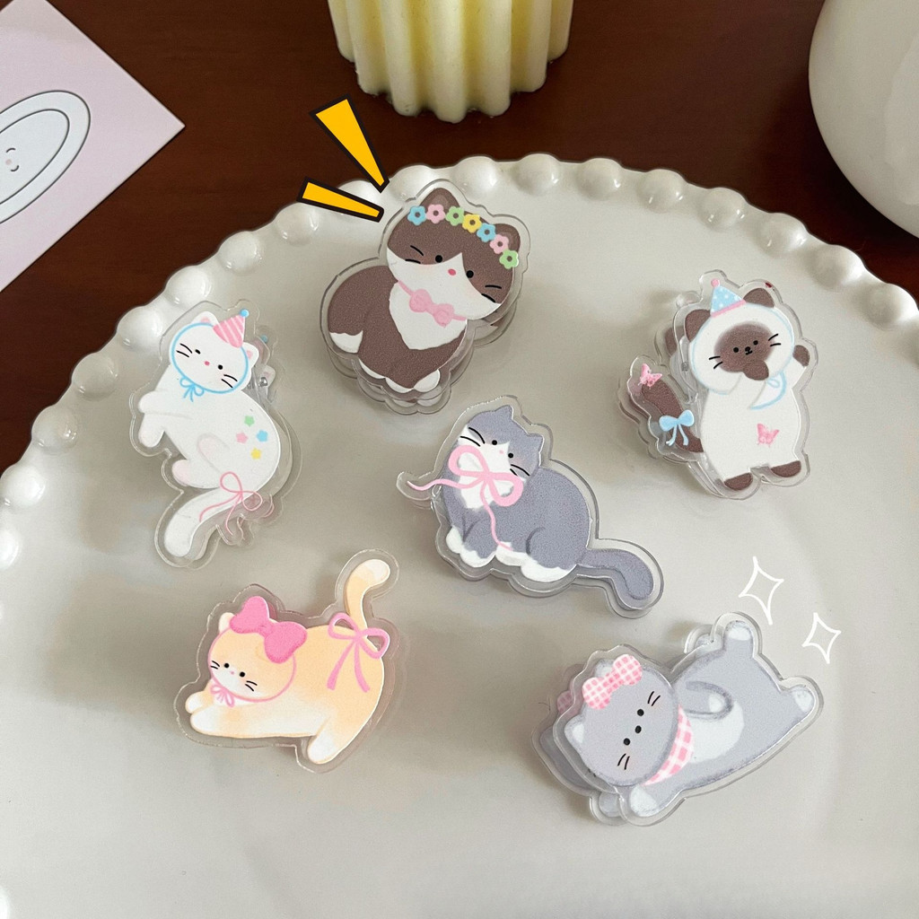 Jual [HARU] Kitty Series Clipper Penjepit Kertas Aesthetic Jepitan ...