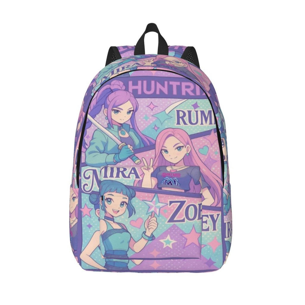 Jual Huntrix Girls Kpop Demon Hunter Rumi Mira Zoey Retro Backpack Teen ...