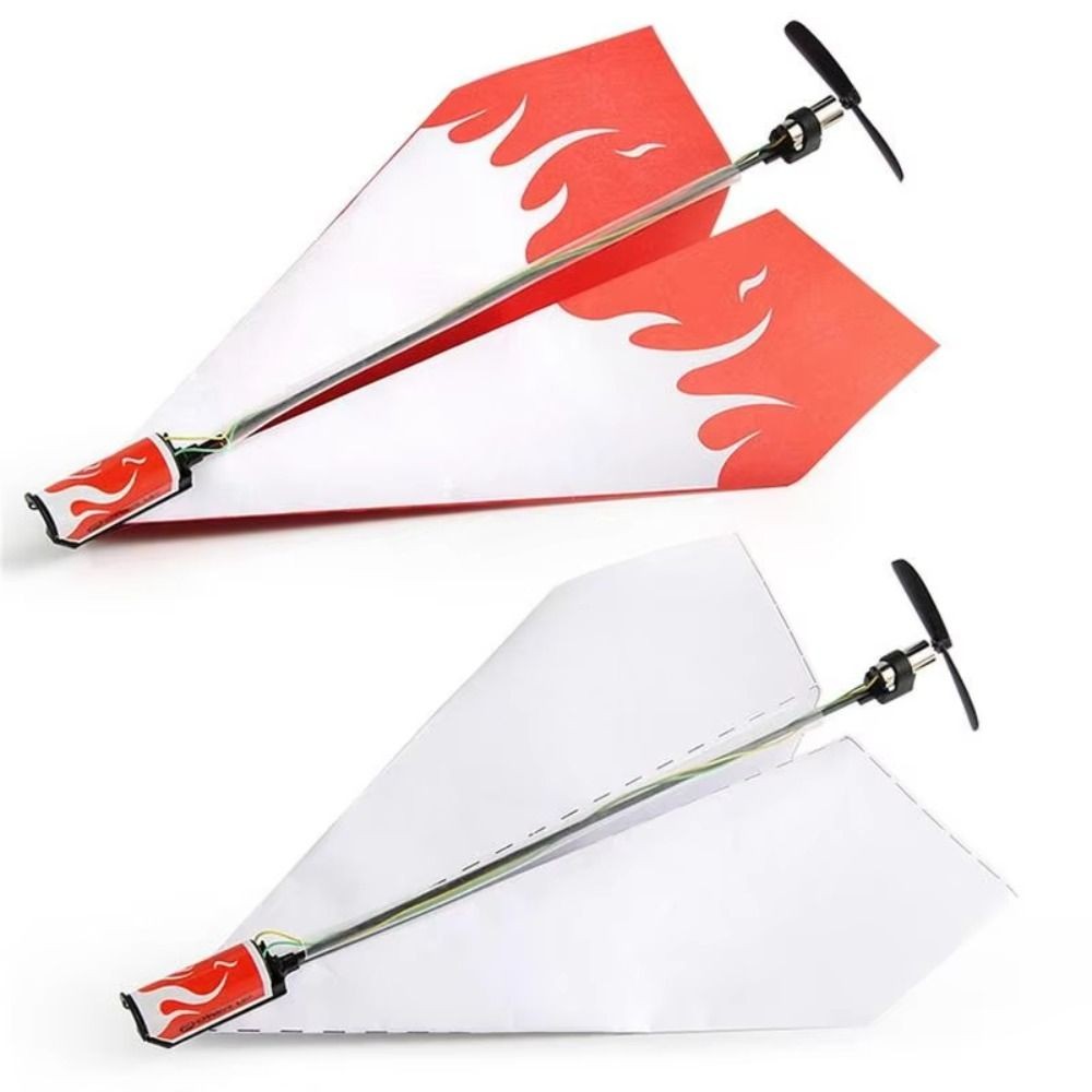 Jual Hand Throwing Airplane Electric Model Motor Power Develop Cognition Folding Paper Plane ...