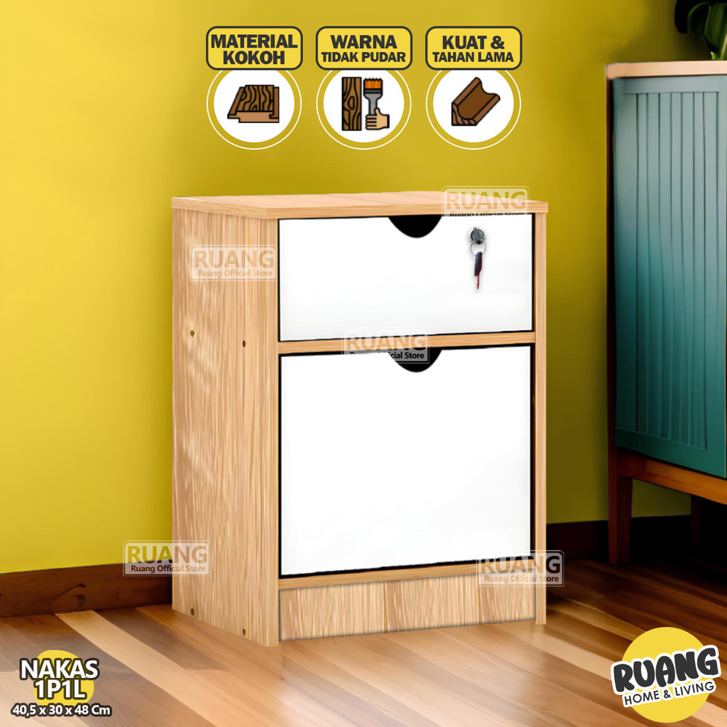 Jual NAKAS 1P1L - Meja Nakas Samping Tempat Tidur Nakas Minimalis Nakas ...