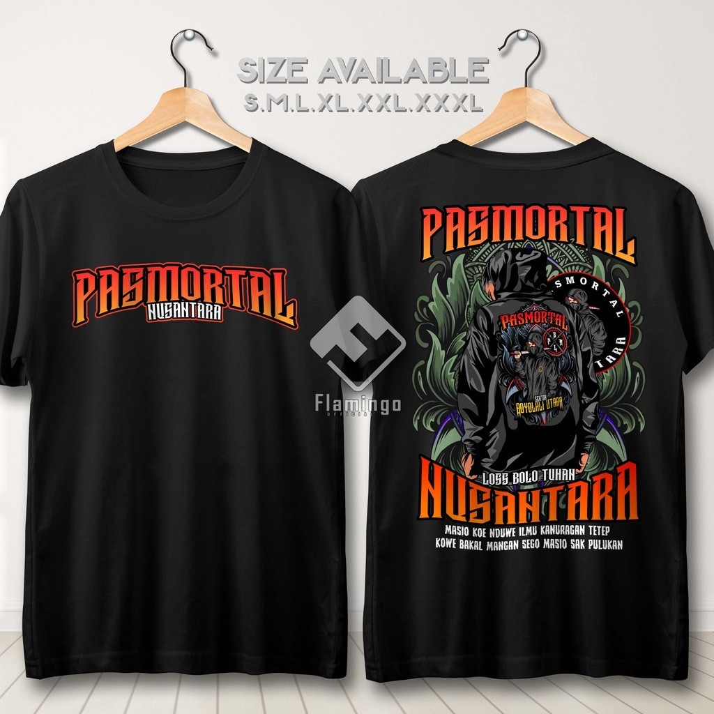 Jual Kaos Pasmortal Bolo Tuhan Pasukan Moro Nguntal Baju Perguruan ...