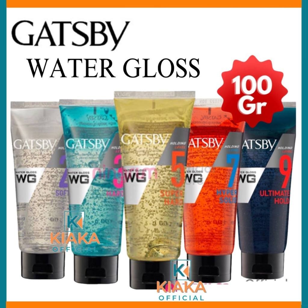 Jual GATSBY Water Gloss TUBE 100 GR ALL VARIAN GATSBY POMADE Minyak ...