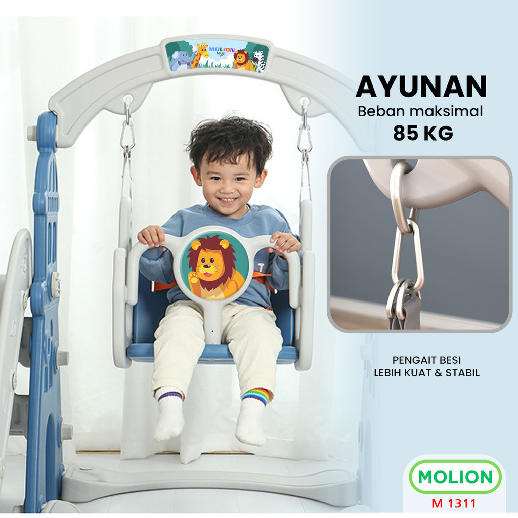 Jual SNI Prosotan Mainan 5in1 HDPE Ayunan Anak Seluncuran Perosotan ...