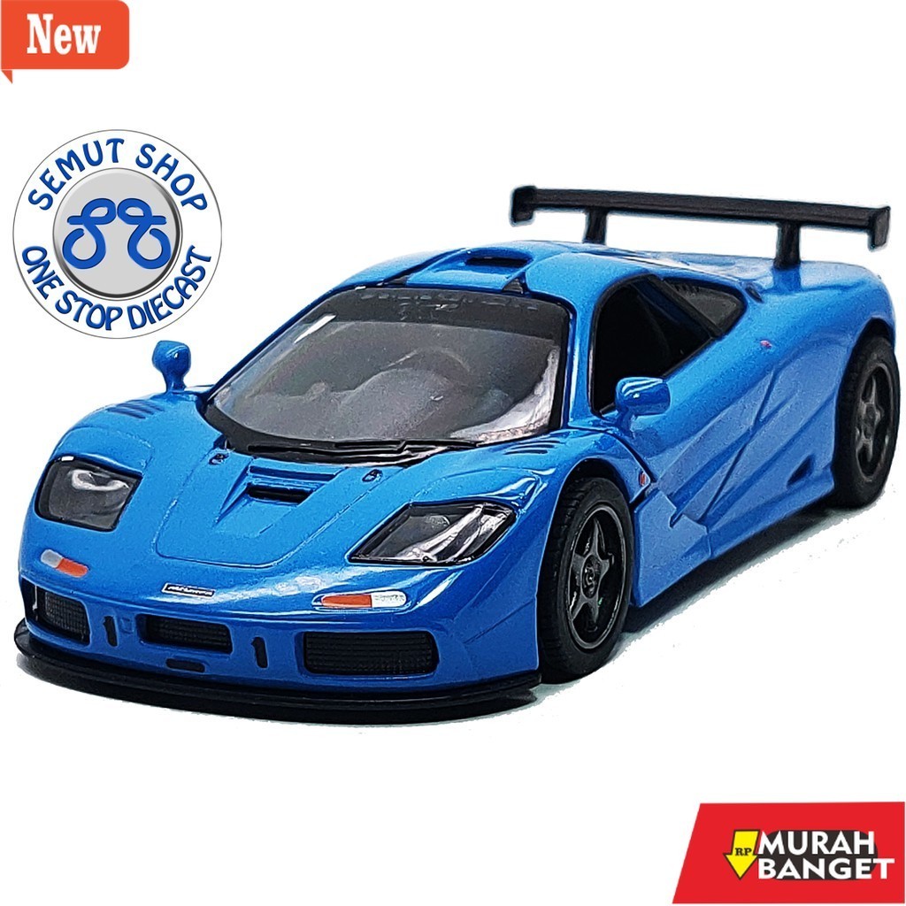 Jual Mainan anak-anak yg lagi viral- Kinsmart 1995 McLaren F1 GTR Polos ...