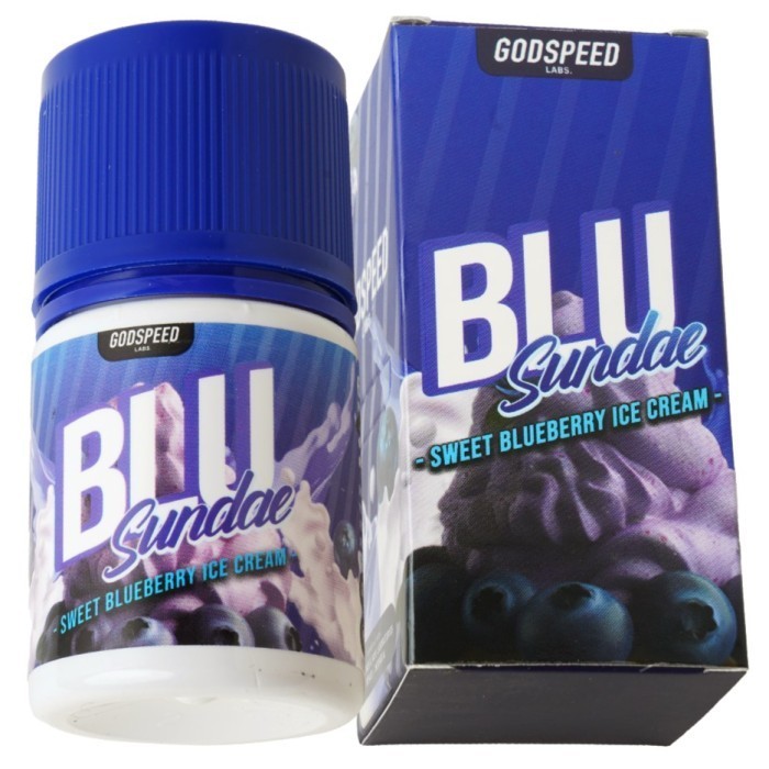 Jual Liquid Vape Vapor Blu Sundae Blueberry Ice Cream 60ML By Godspeed ...