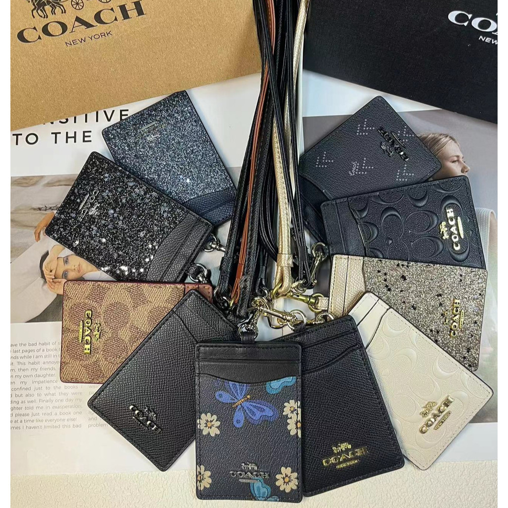 Jual COACH 3D Metal LOGO Card Holder ID Lanyard Name Tag | Shopee Indonesia