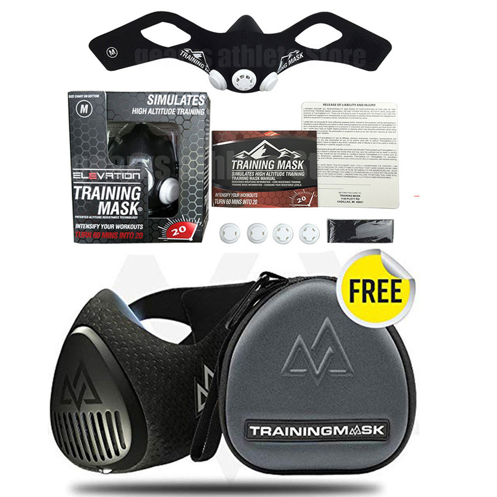 Jual Training Mask 3.0 Elevation Training Mask sports mask High ...