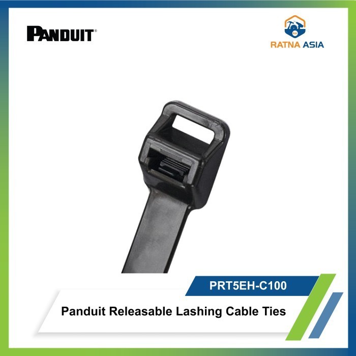 Jual CABLE TIES PANDUIT PRT5EH-C100 CT-RELEASABLE 511X12.7X1.9MM ...