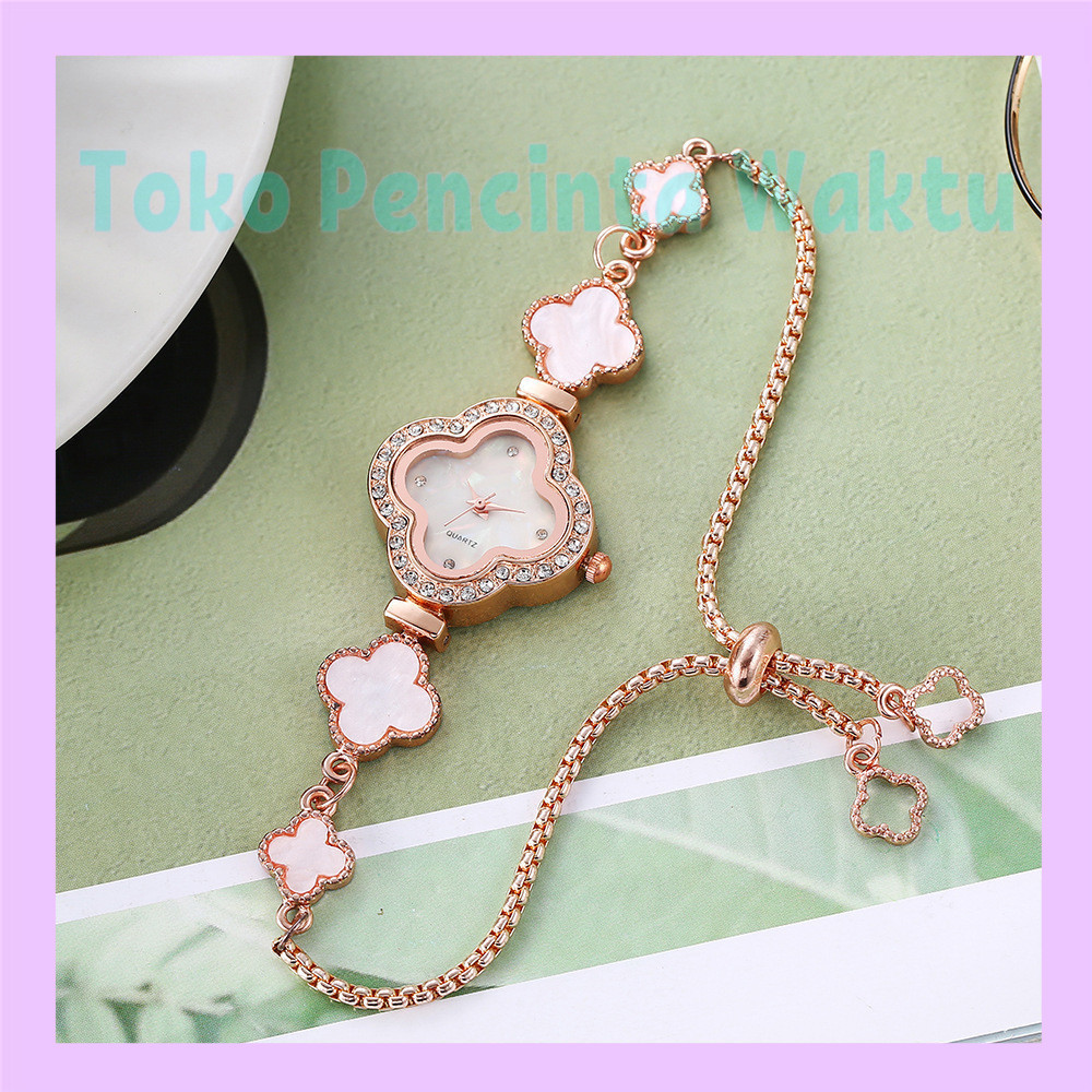 Jual (Bisa-COD) Jam Tangan Wanita Mewah dengan RANTAI SERUT: Jam Tangan ...