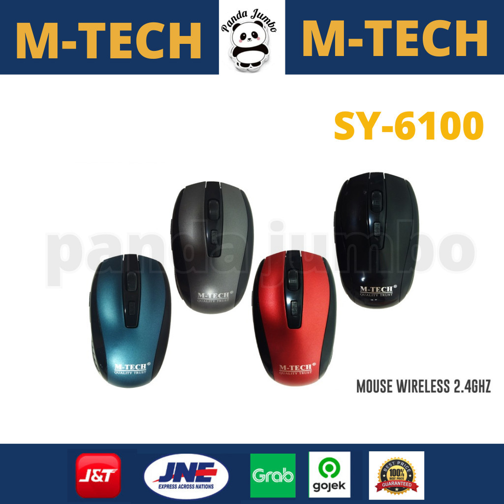 Jual MOUSE WIRELESS M-TECH SY-6100 2.4GHZ 1600 DPI (PJ) | Shopee Indonesia