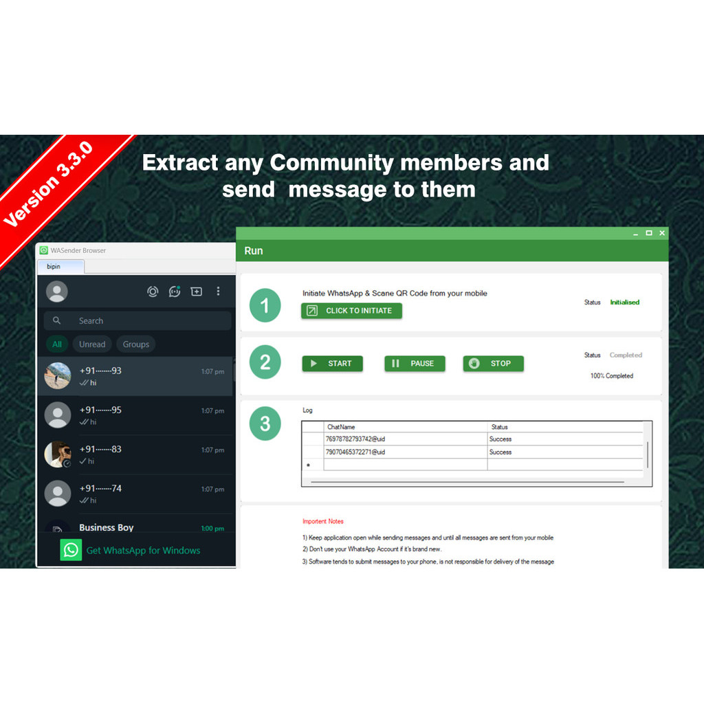 Jual WASENDER Original Versi Terbaru Free Update Powered by AutoWA BOTMASTER | Shopee Indonesia