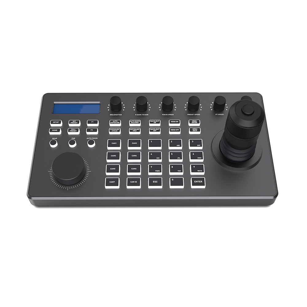 Jual NEW 4D Joystick Keyboard Network Video Conference Controller PTZ IP Camera Controller ...