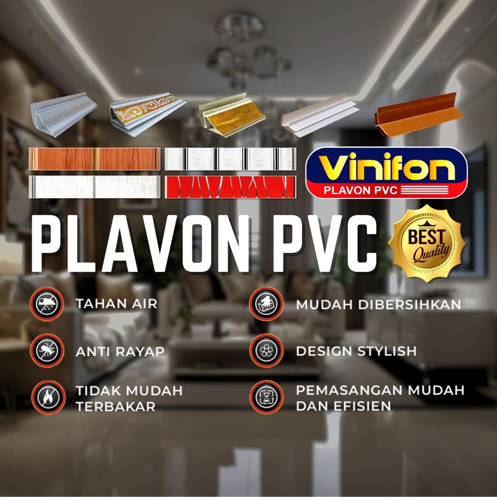 Jual Plafon PVC Murah & Minimalis - Vinifon | Shopee Indonesia
