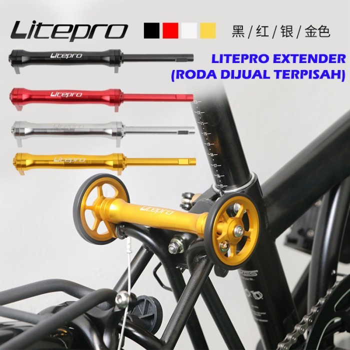 Jual Litepro Easy Wheel Extender Rod Extention Retractable Sepeda Lipat ...