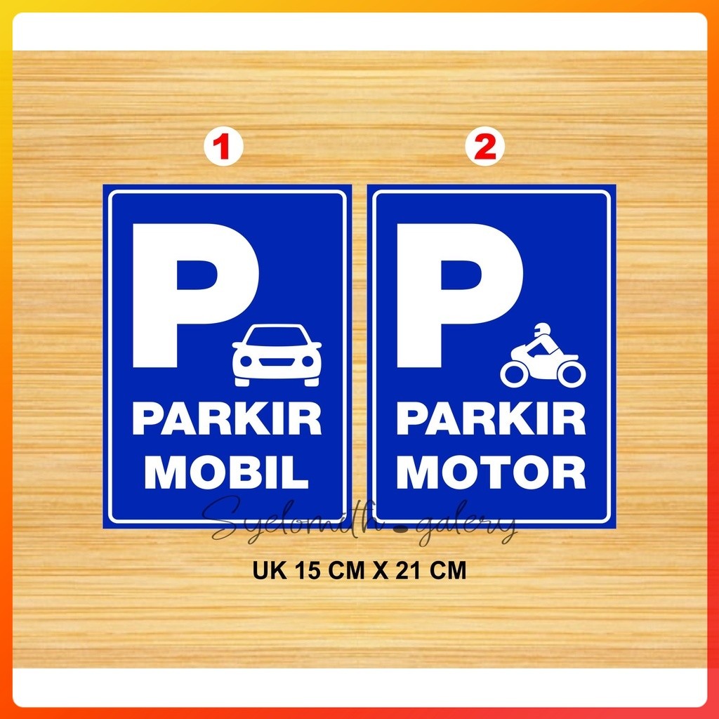 Jual Stiker Dilarang Parkir Mobil - Stiker Dilarang Parkir Motor ...