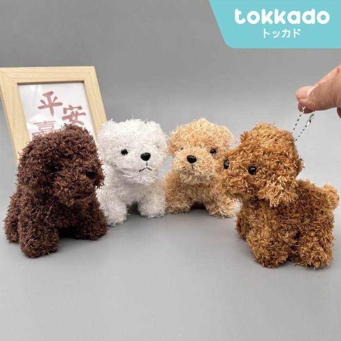 Jual TOKKADO Poodle Choco Doll Bag Charm Keychain Gantungan Kunci ...