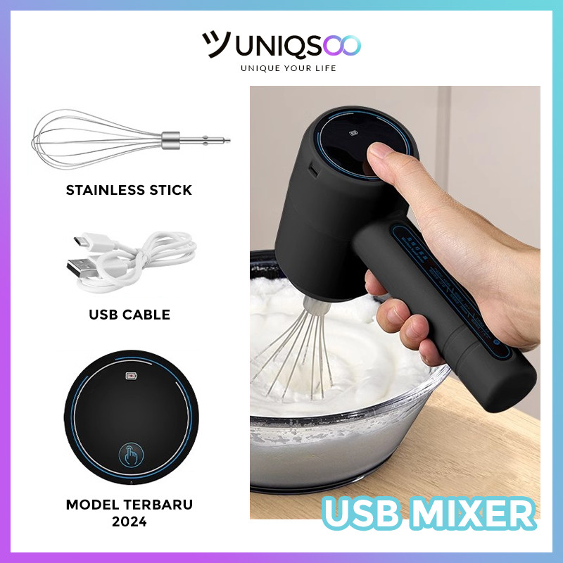 Jual UNIQSOO Mixer Telur USB Portable / Pengocok Telur Tanpa Kabel ...