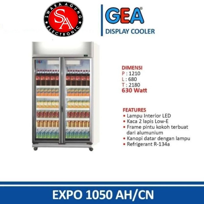 Jual Showcase 2 Pintu GEA Type: EXPO-1050 (Khusus Daerah Medan ...