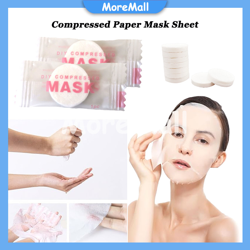 Jual Compressed Paper Mask Sheet/Masker Wajah Compress Diy | Shopee ...