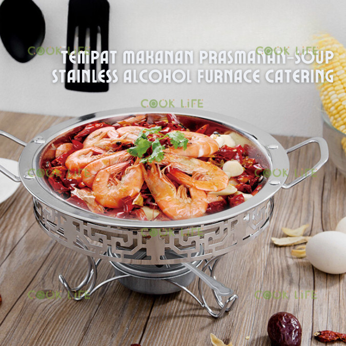 Jual Tempat Makan Prasmanan Fast Food Soup Stainless Alcohol Furnace ...