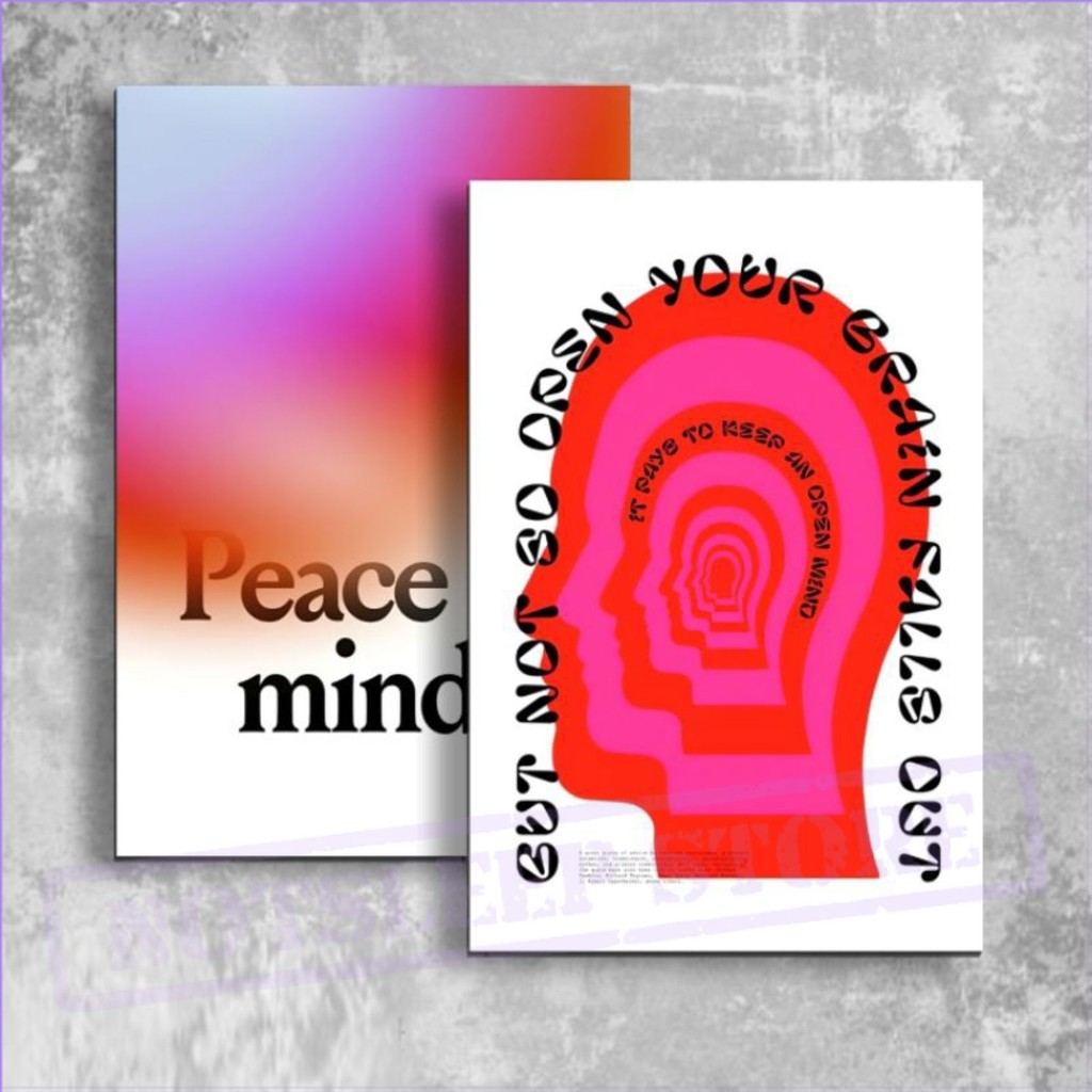 Jual Custom Posters besar 30x40 Frame Kayu MDF - Hiasan dinding ruang ...