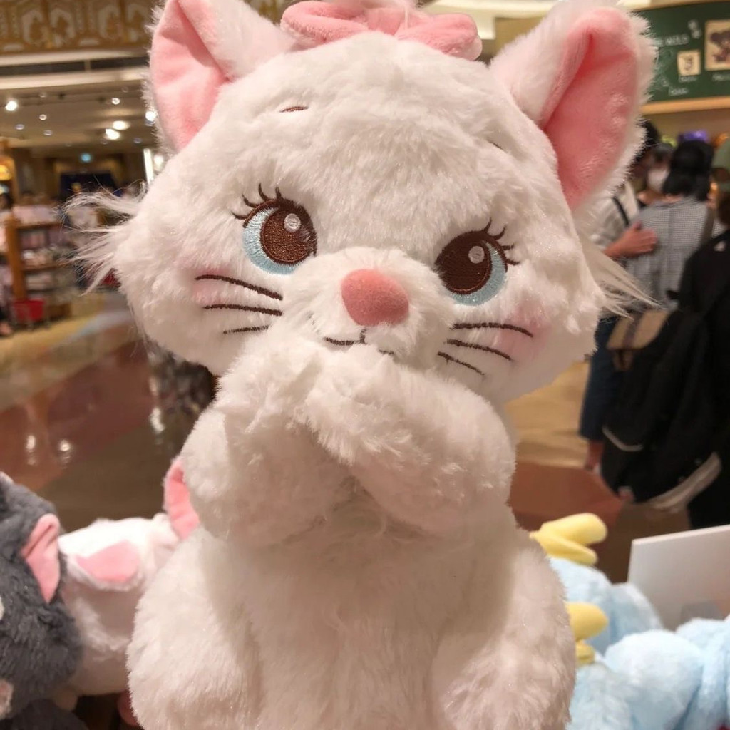 Jual Marie Cat Plush hand pillow The Aristocats Cartoon Sleepy Face ...