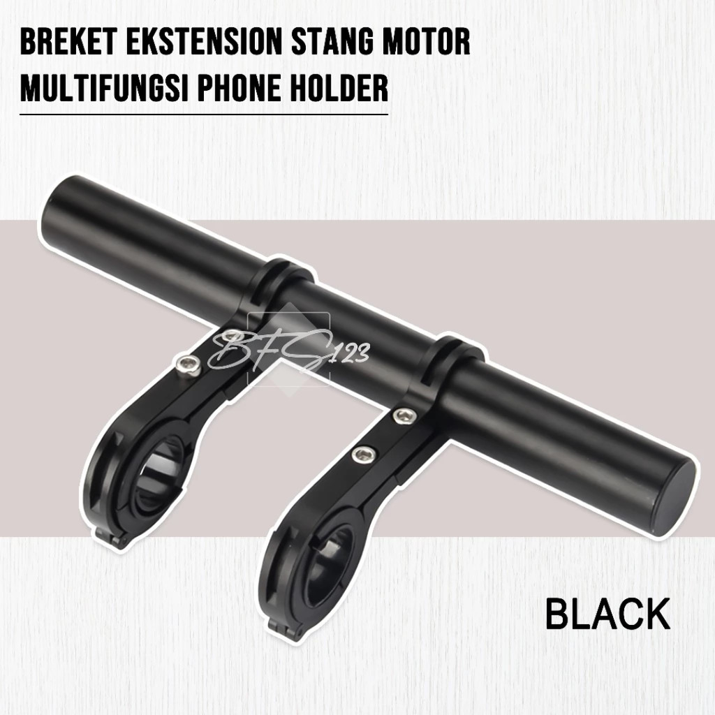 Jual Breket Ekstension Stang Motor Multifungsi Phone Holder Aluminium ...