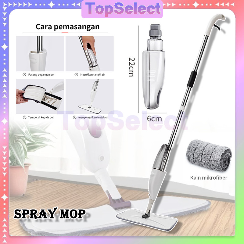 Jual Pel Lantai Ultra Standing Spray Mop/Automatic Pel Praktis ...