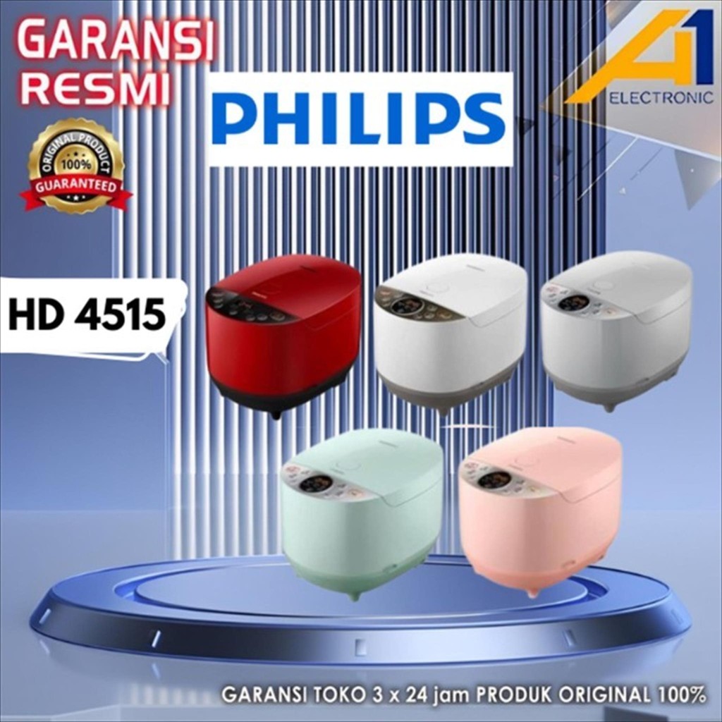 Jual Rice Cooker Philips HD4515/33 HD 4515 / HD4515 , Fuzzy Logic 1.8L ...