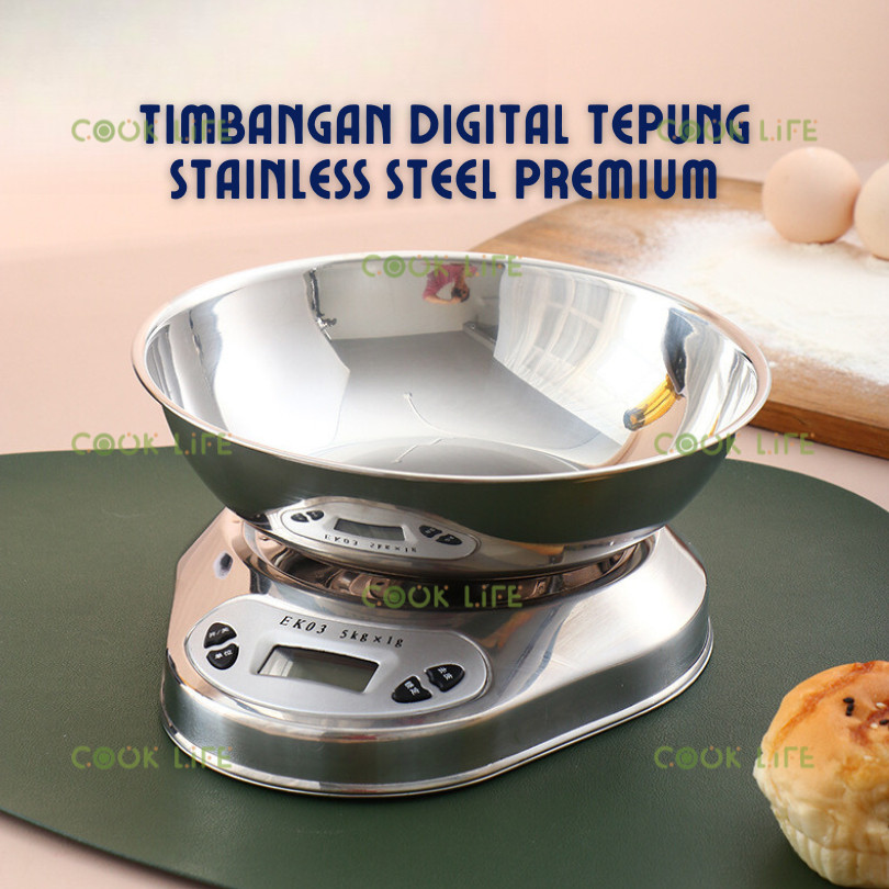 Jual Timbangan Tepung Bulat Timbangan Penakar Digital | Shopee Indonesia