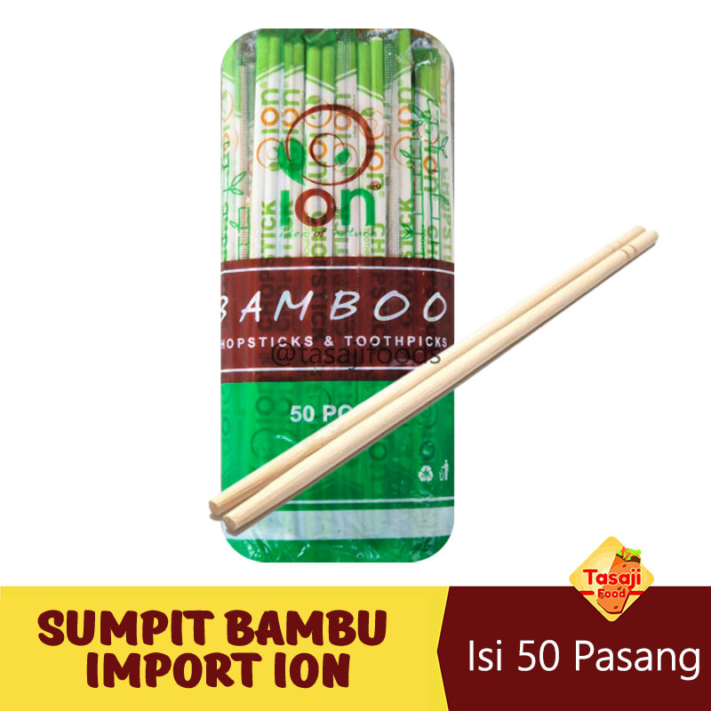 Jual Sumpit Bambu Import ION Isi 50 Pasang | Shopee Indonesia