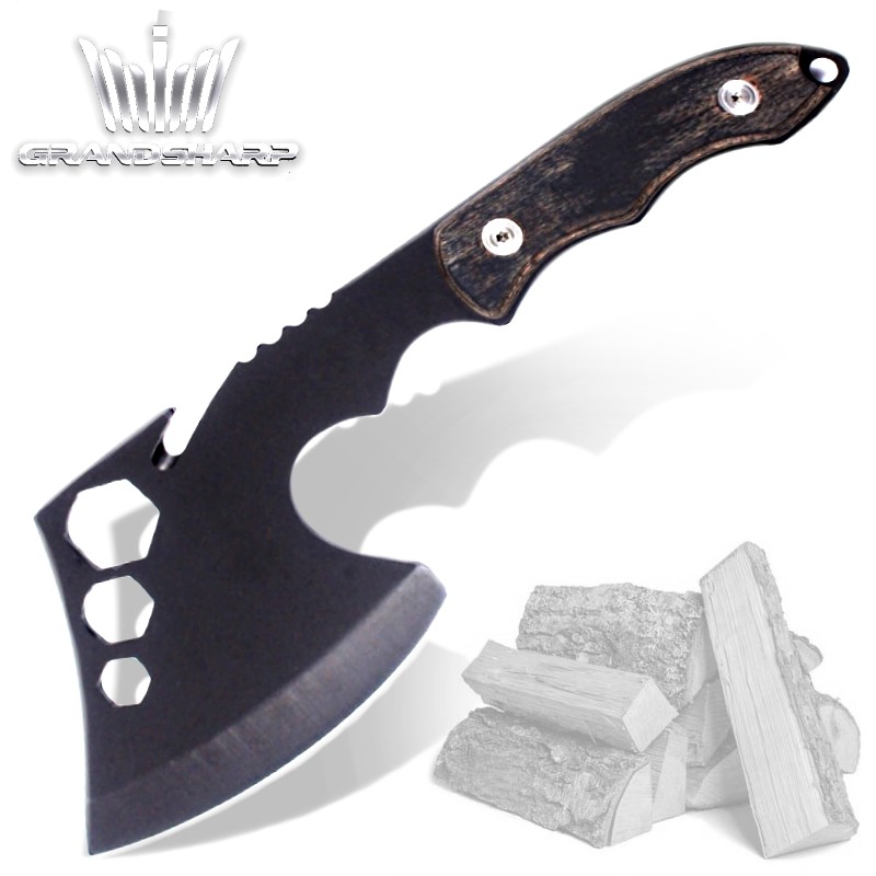 Jual Cleaver knife Tactical Axe Tomahawk Army Outdoor Hunting Camping ...
