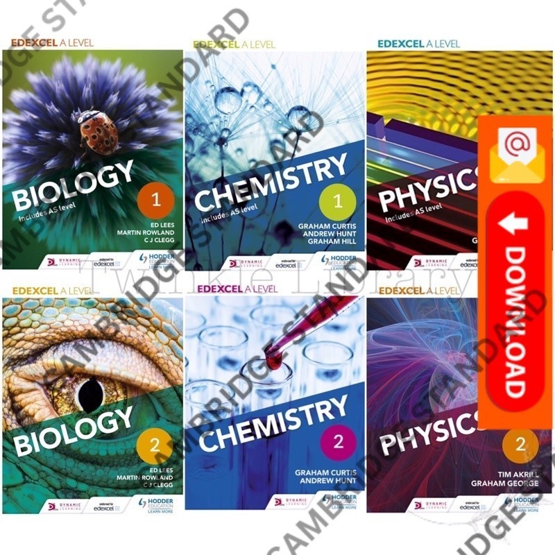 Jual BELI 3 BONUS 1 EDEXCEL A LEVEL Biology / Chemistry / Physics 1 & 2 ...