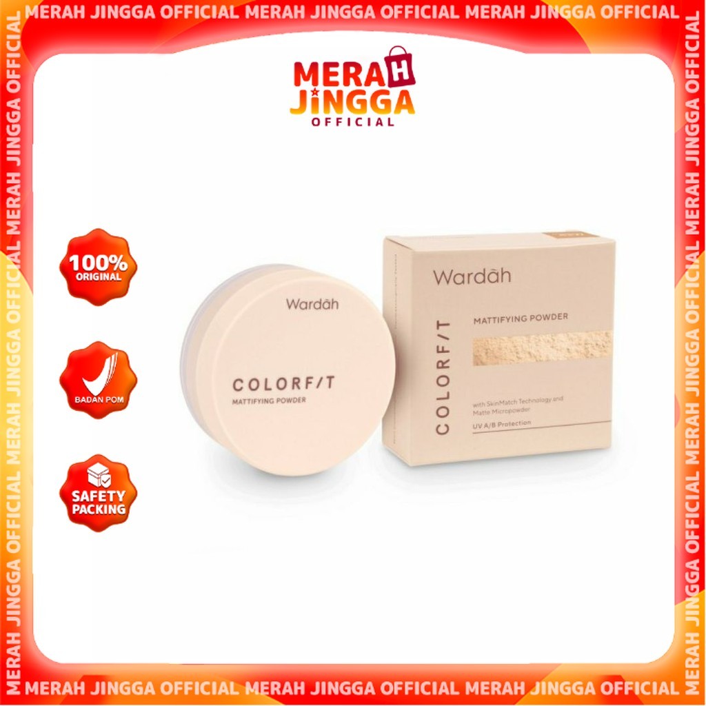 Jual WARDAH Colorfit Mattifying Powder UV A/B Protection Loose Powder ...
