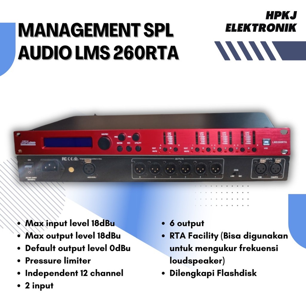 Jual Speaker Management LMS 260 RTA Management spl audio LMS-260 RTA ...