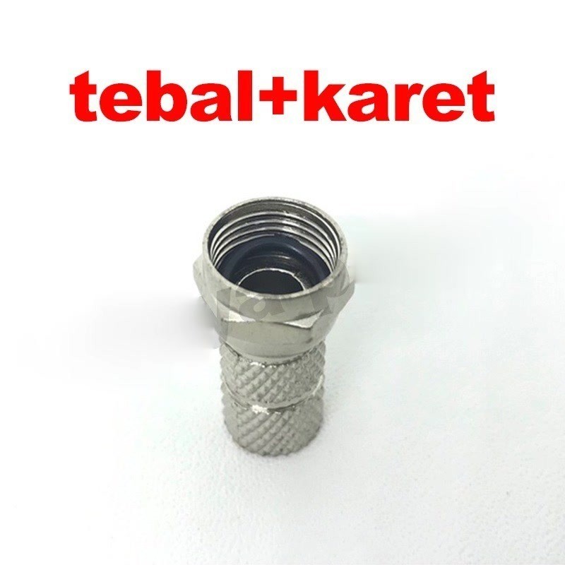 Jual Connector Konektor Jek Jack RG6 F Drat Tv Antena Jack Taiwan ...