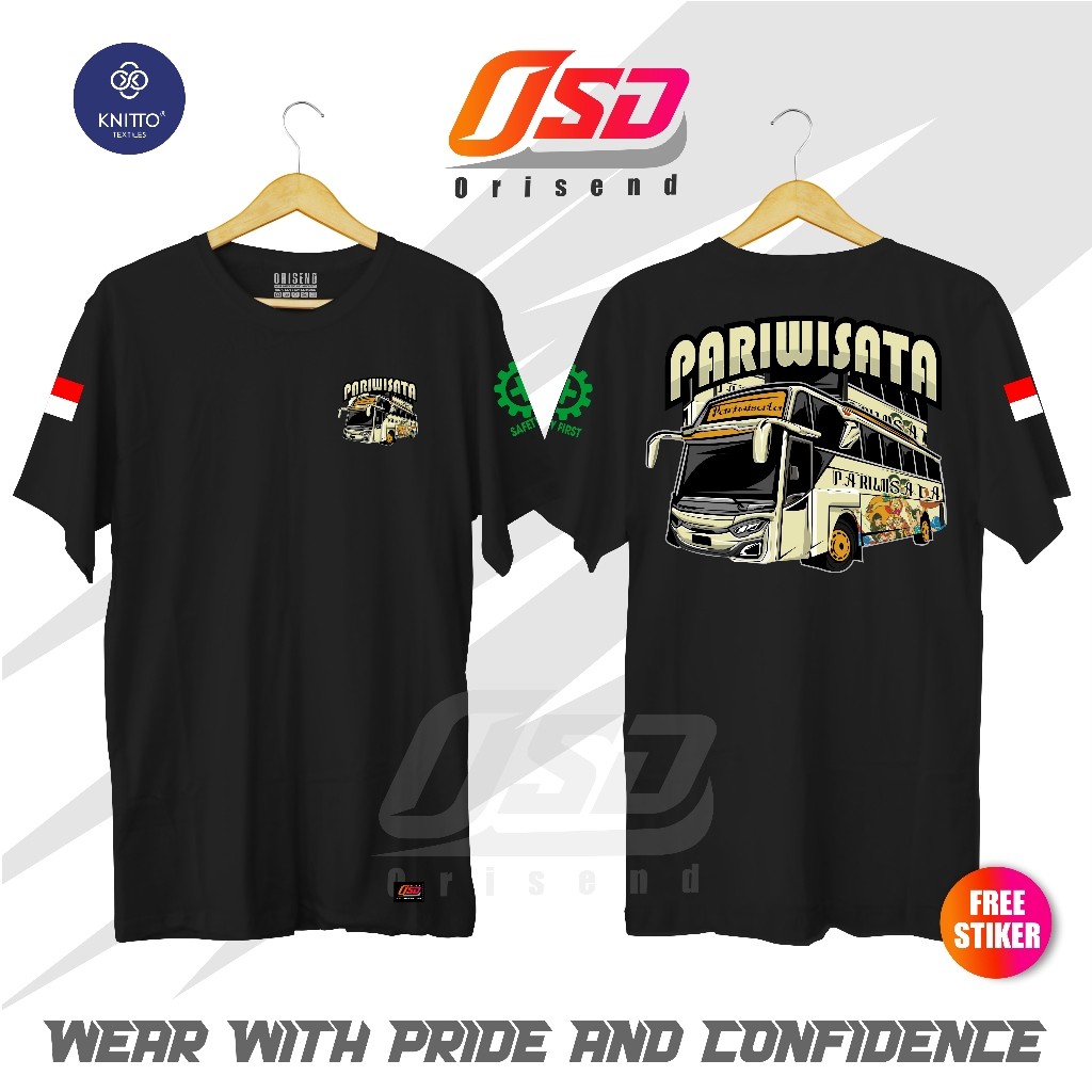 Jual KAOS BUS PARIWISATA DESAIN TERBARU BAHAN KATUN TEBAL ADEM DIPAKAI ...