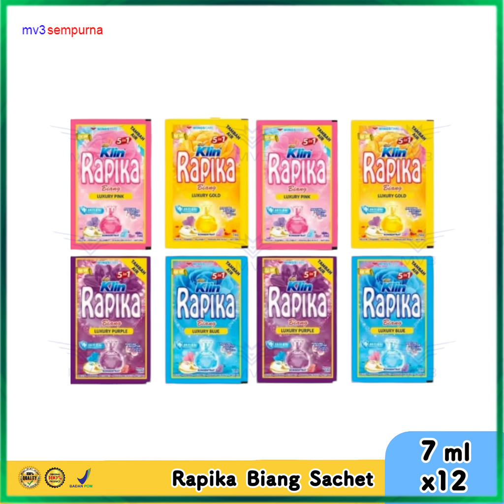 Jual RAPIKA Biang Sachet 7mL x 12 | Shopee Indonesia