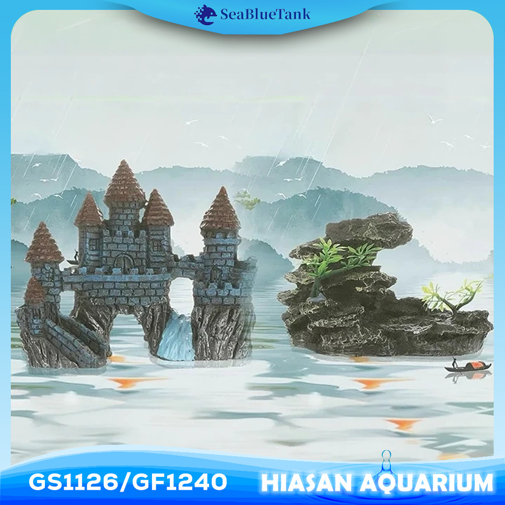 Jual SBT Hiasan Aquarium GS1126 / GF1240 Tangki Ikan Iansekap Bebatuan ...