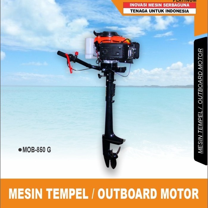 Jual Mesin perahu Tempel Outboard MOB850G 5HP 4tak Matsumoto | Shopee Indonesia