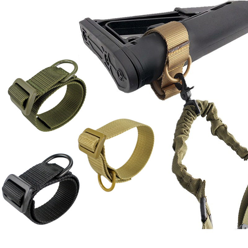 Jual Outdoor ButtStock Sling Gun Sling Loop Adapter Adjustable Nylon ...