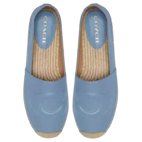 Jual Coach Cruz Espadrille Blue Slip On / Sepatu Branded Original ...