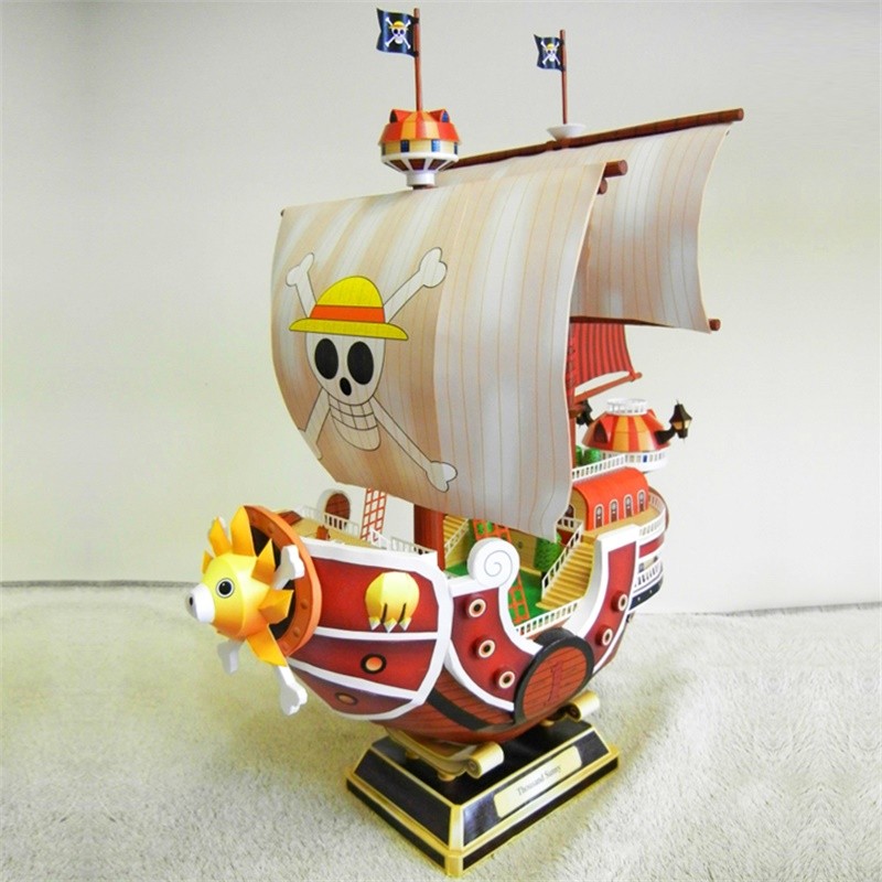 Jual One Piece Thousand Sunny Boat Going Merry Pirate Ship Paper Model ...
