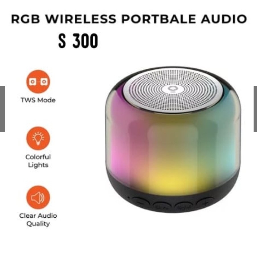 Jual Speaker Bluetooth mini S300/wirelles mini led Audio/portable ...