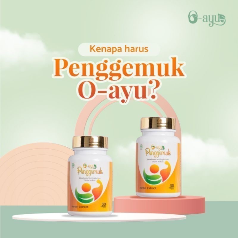 Jual O AYU PENGGEMUK BADAN ASLI SUPLEMEN PENAMBAH BERAT BADAN ORIGINAL ...