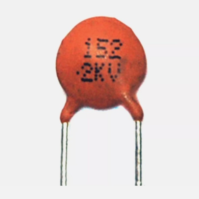 Jual LP99 Disc Ceramic Capacitor 152M 152 1500pF 2KV ±20% Z5U pitch=5mm ...