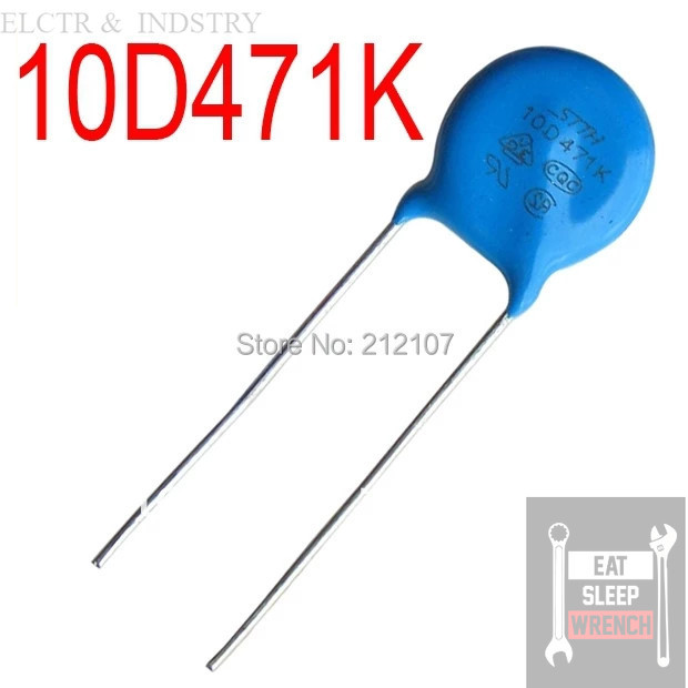 Jual Varistor 10D471K 10D471 470V aneka Transistor Resistor dan Mosfet ...