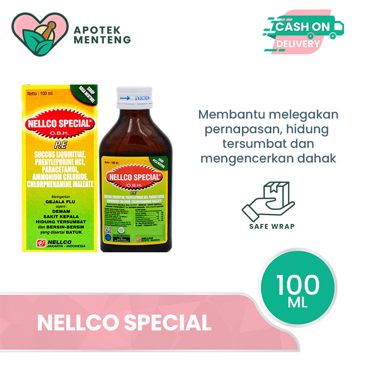 Jual OBH Nellco Special 100 mL - Obat Batuk dan Flu | Shopee Indonesia