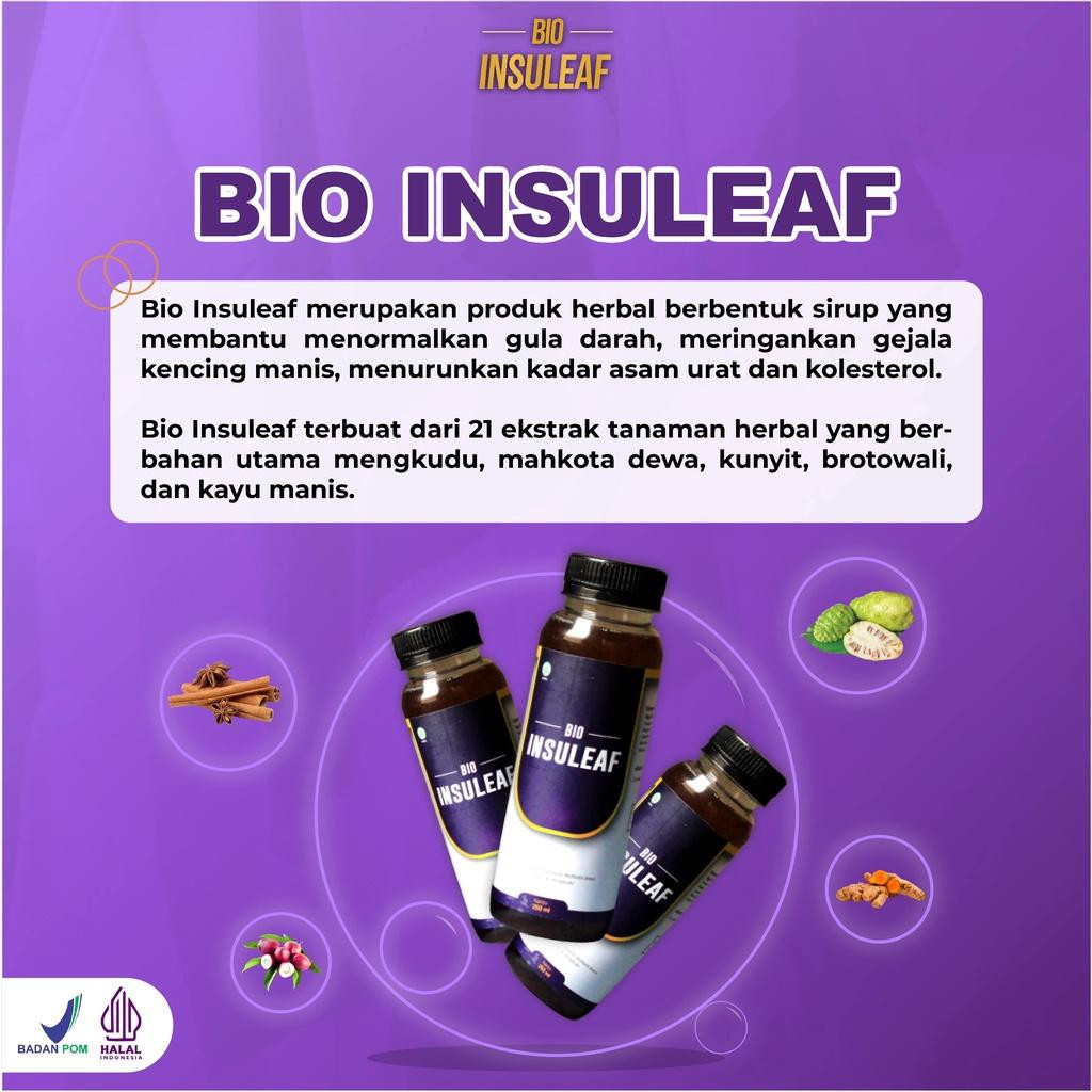 Jual BIO INSULEAF ORIGINAL OBAT HERBAL DIABETES ASLI | Shopee Indonesia